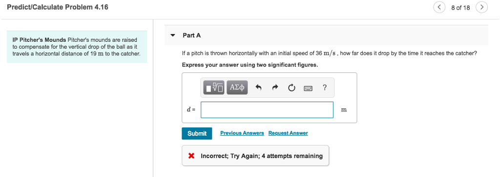 Solved Predict/Calculate Problem 4.16 8 of 18 Part A P | Chegg.com