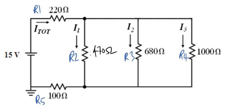 Solved Calculate the total resistance of the circuit, | Chegg.com