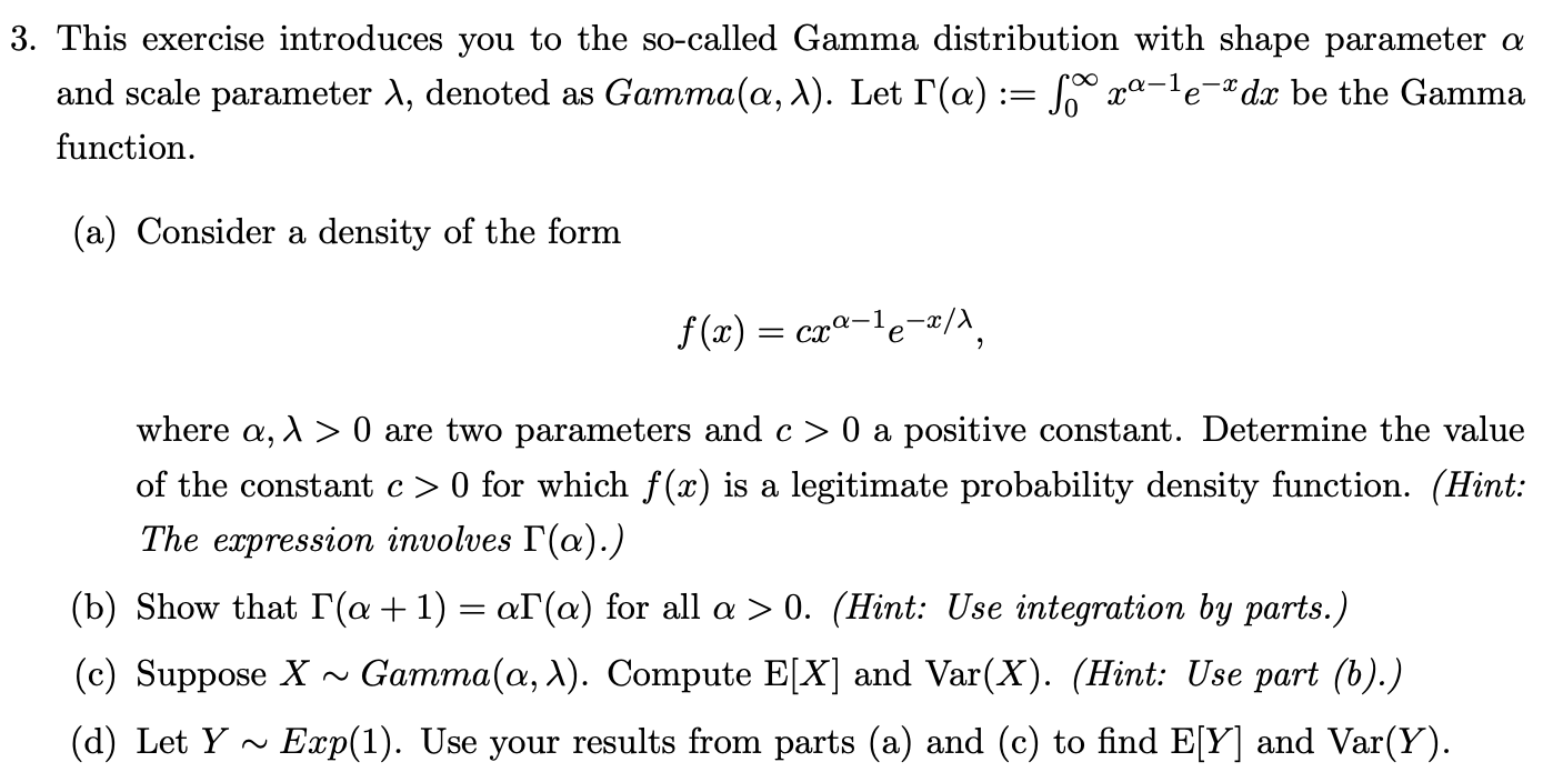 Solved 3. This exercise introduces you to the so-called | Chegg.com