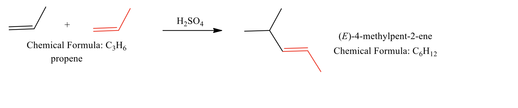 Solved The cationic dimerization of propene to | Chegg.com