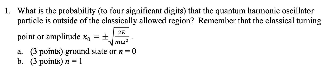 Solved 2E 1. What is the probability (to four significant | Chegg.com