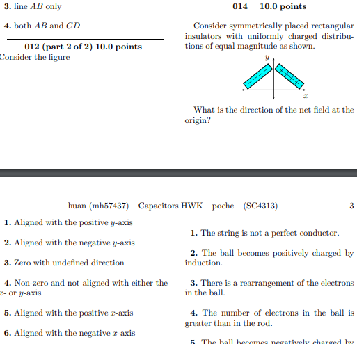Solved 3. line AB only 4. both AB and CD 014 10.0 points | Chegg.com
