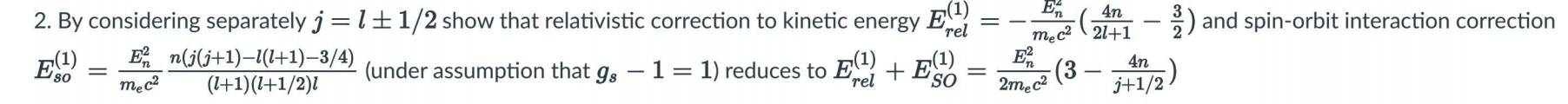 Solved 2. By considering separately j = 1+ 1/2 show that | Chegg.com