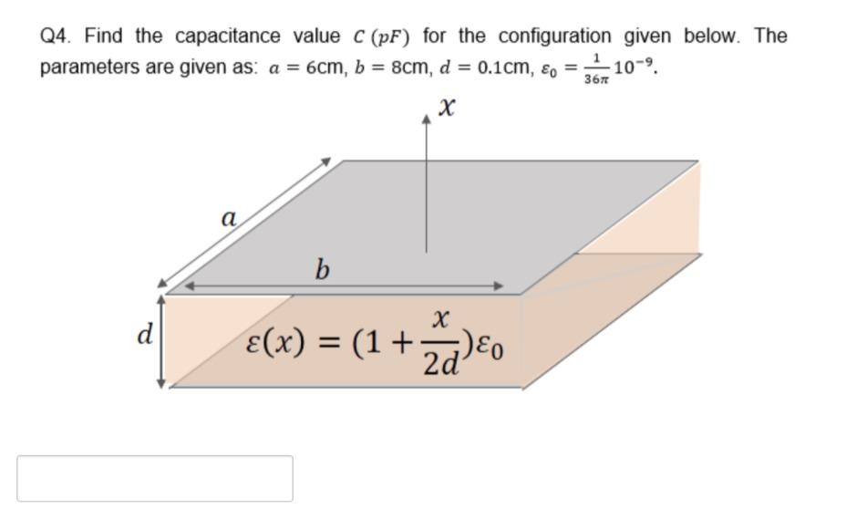 Q6 Find The Total Charge Q Coulomb Due To Volume