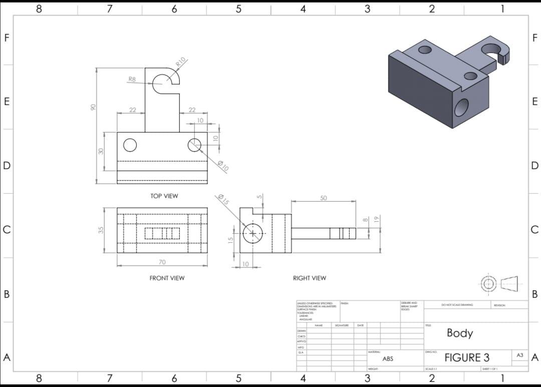 Solved 2. Draw an assembly drawing of the phone holder as | Chegg.com