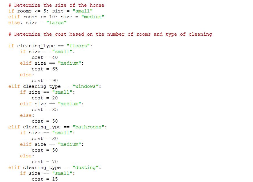Solved \#House size \# Small House : 1-5 rooms \# Medium | Chegg.com