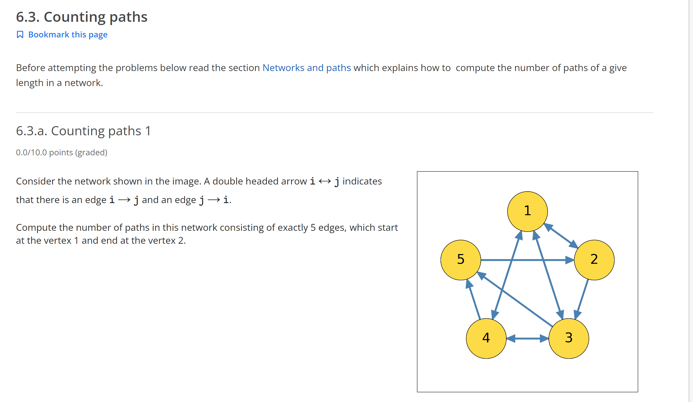 Solved 6.3. Counting paths ๑ Bookmark this page Before | Chegg.com