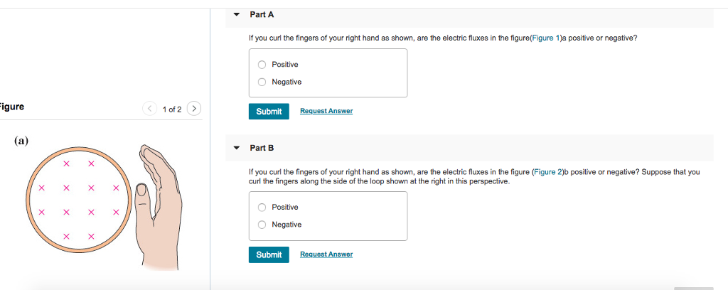 Solved Part A If you curl the fingers of your right hand as | Chegg.com