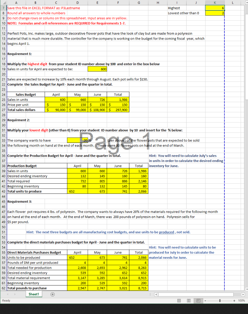 Solved Requirement 7. Prepare the budgeted income statement | Chegg.com