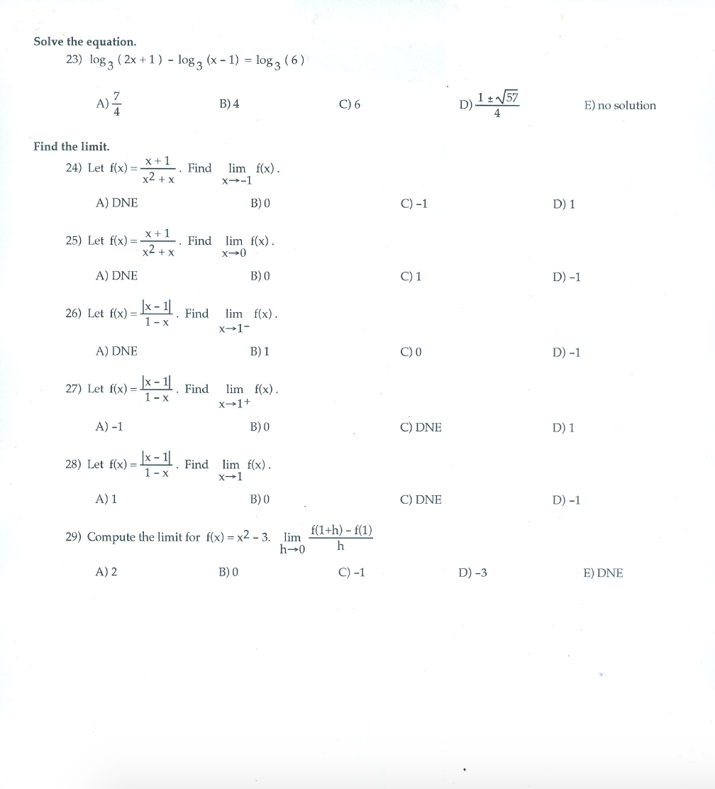 Solved Solve the equation. (2x +1) - log 3 (x - 1) = log 3 | Chegg.com