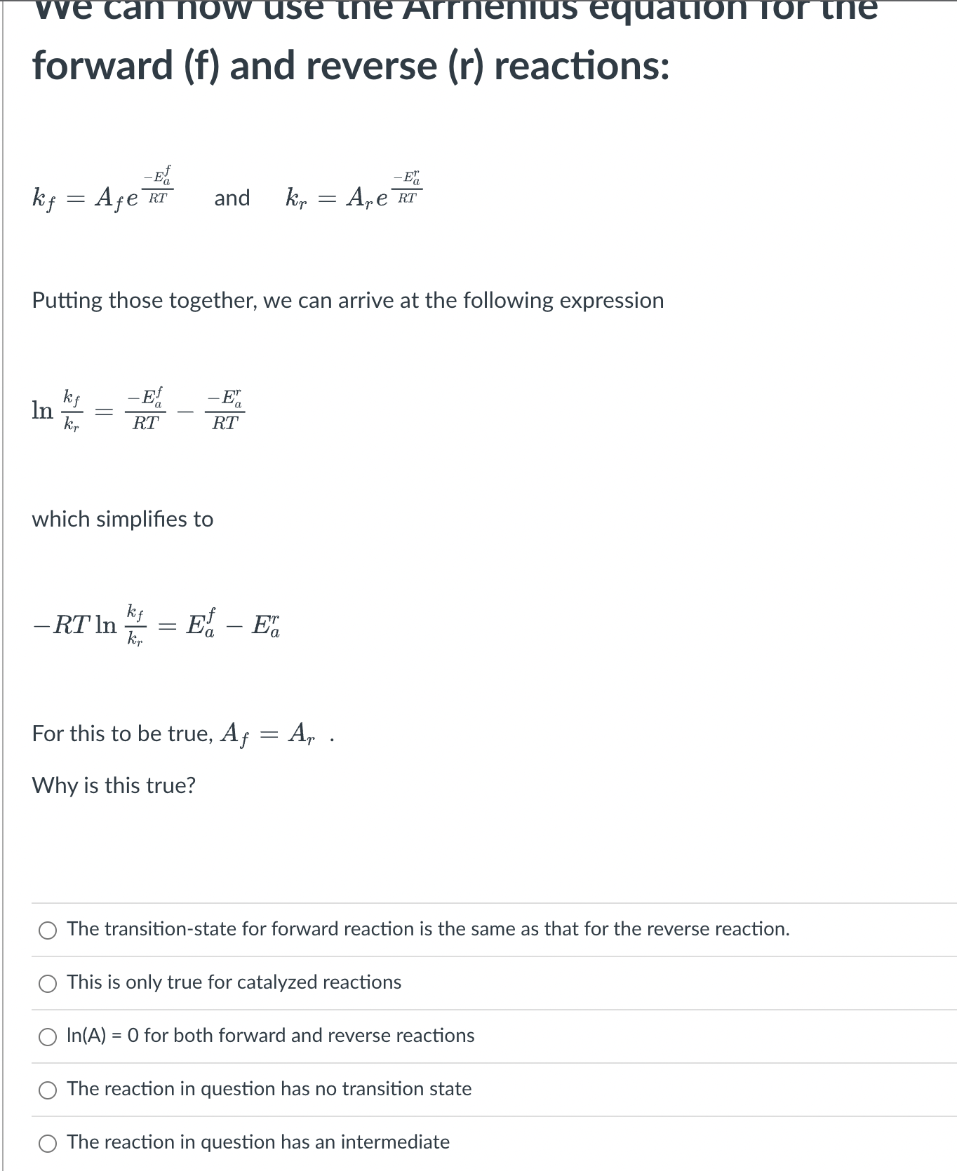 Solved Recognizing that the difference in activation | Chegg.com