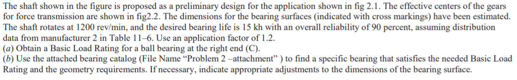 The shaft shown in the figure is proposed as a | Chegg.com