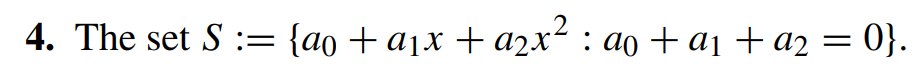 Solved For Problems 1–14, determine whether the given set S | Chegg.com