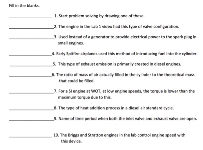 Solved Internal combustion engine | Chegg.com