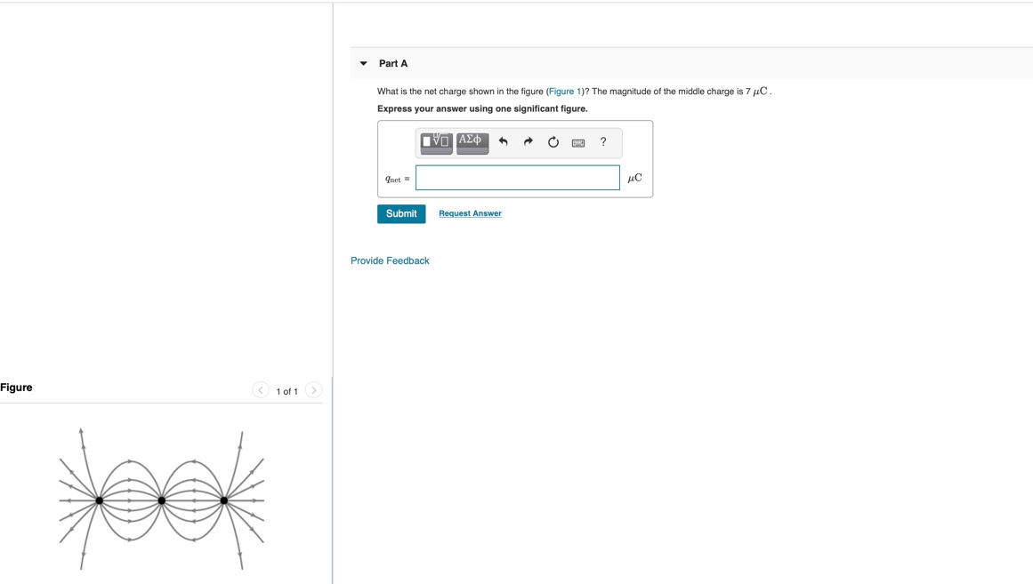 Solved Part A What is the net charge shown in the figure | Chegg.com