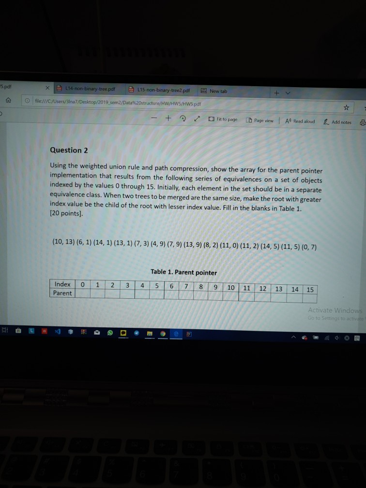 It just needs to filled the table in the picture. | Chegg.com