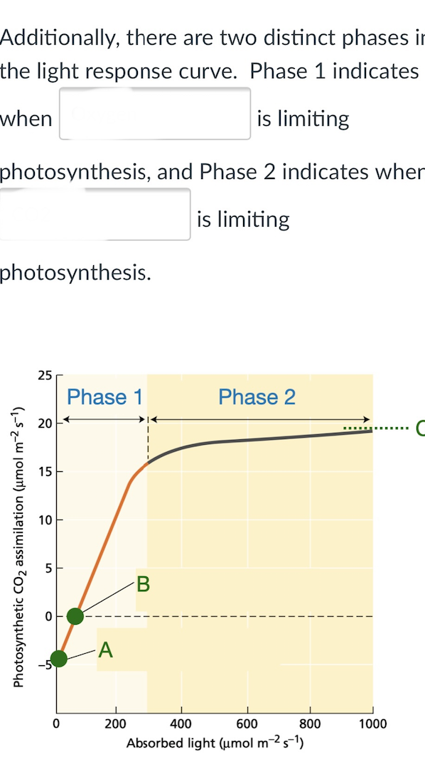 Solved Light response curves have a lot of useful | Chegg.com