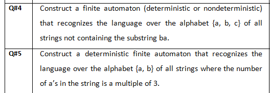 Solved Q4 Construct A Finite Automaton Deterministic Or 4436