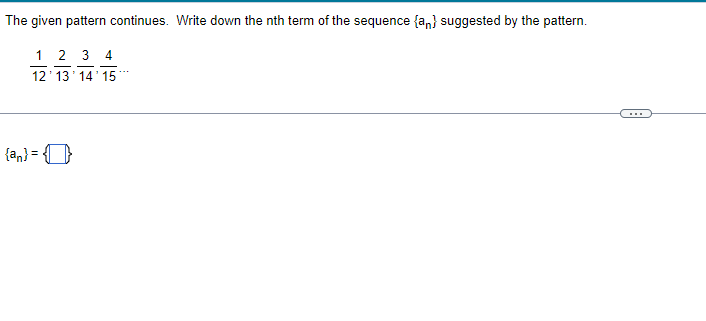 Solved The given pattern continues. Write down the nth term | Chegg.com