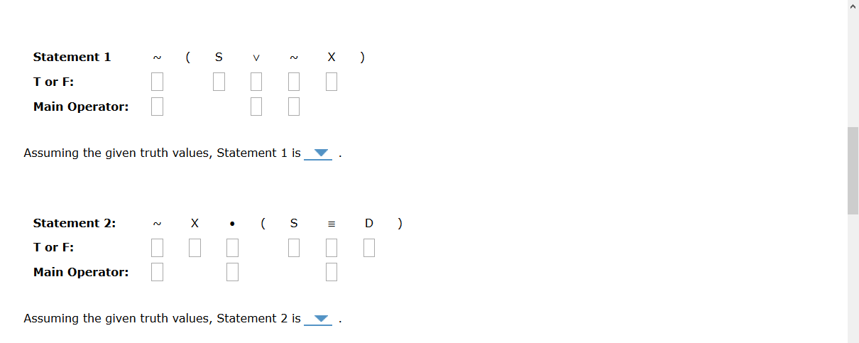 Solved 6. Truth Functions - Practice 2 Calculate the truth | Chegg.com