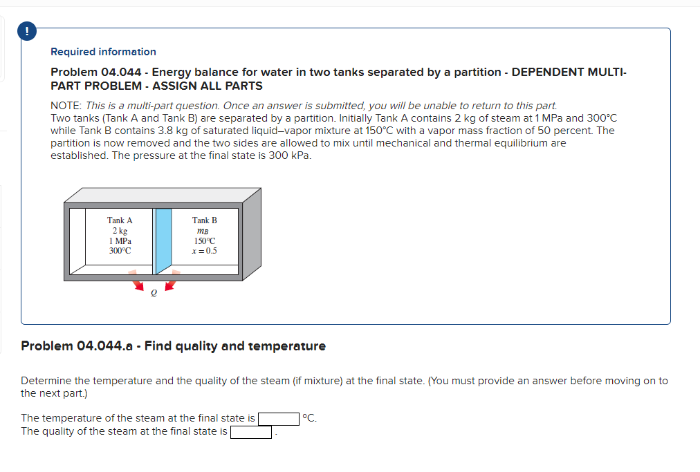 Solved Required information Problem 04.044 - Energy balance | Chegg.com