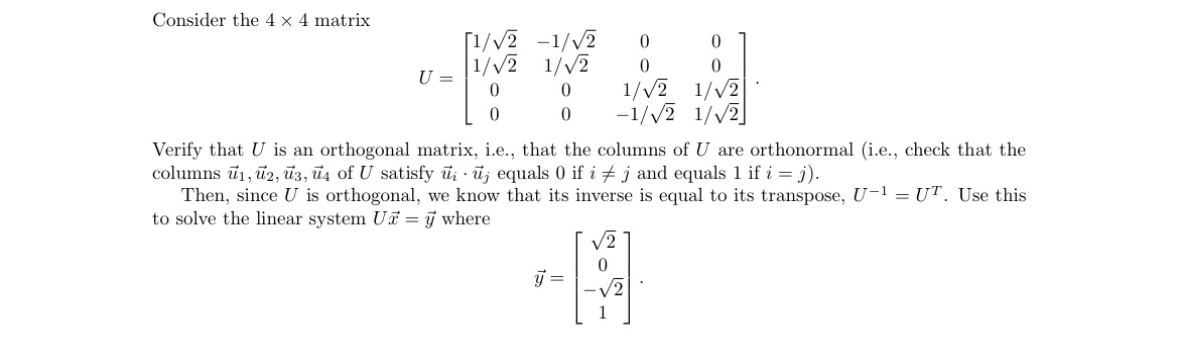 Solved Consider the 4×4 matrix | Chegg.com