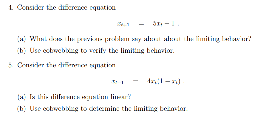Question 4 ﻿pleaseConsider the difference | Chegg.com