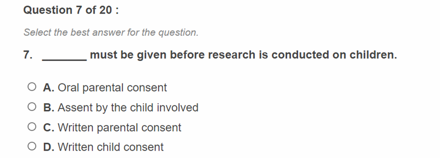 Solved Select the best answer for the question. 6. According | Chegg.com