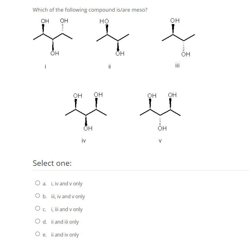 Solved Which of the following compound is/are | Chegg.com