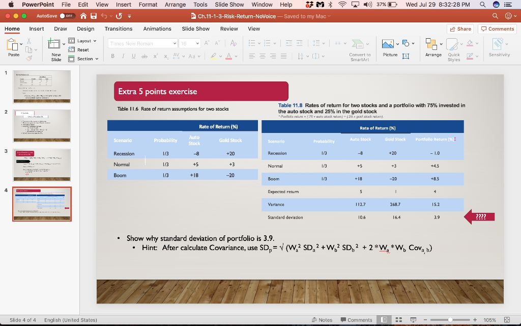 Solved PowerPoint File Edit View Insert Format Format | Chegg.com