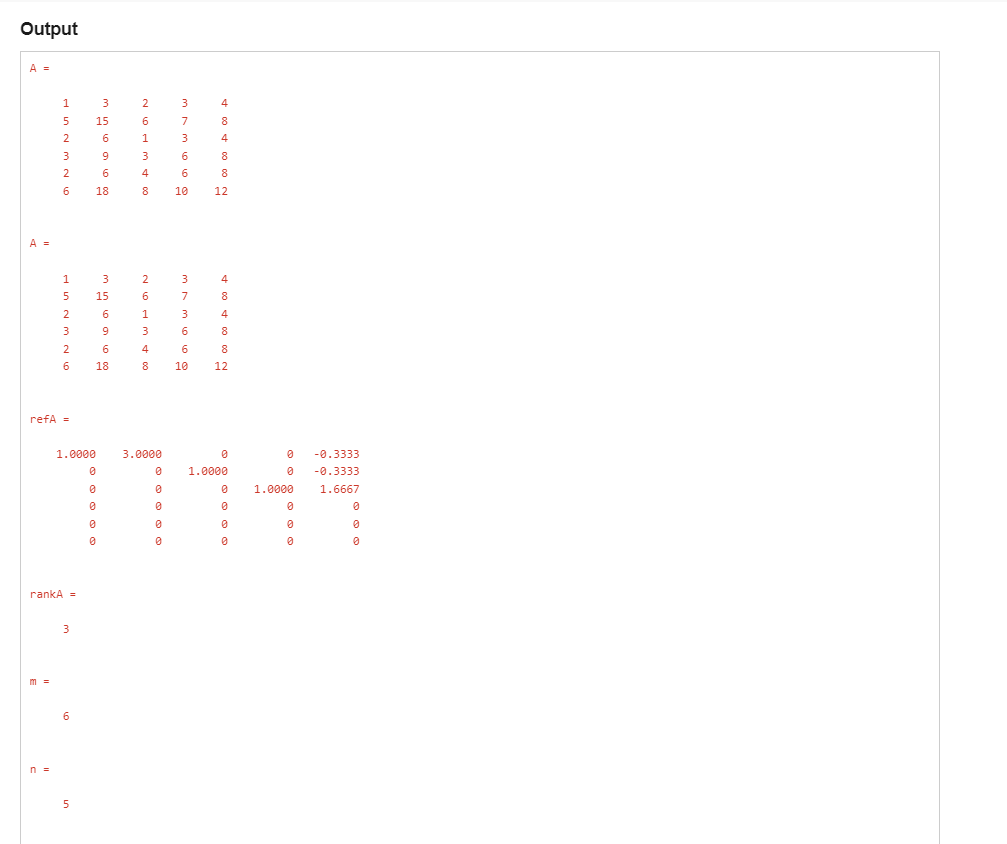 Solved Rank and Nullity This activity shall determine the | Chegg.com