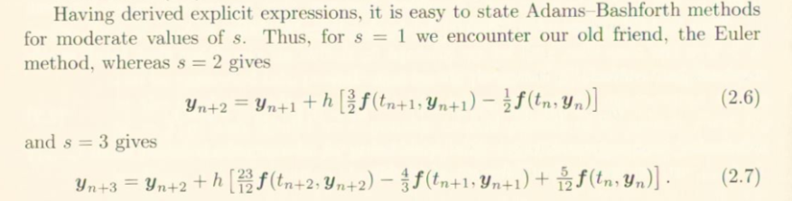 Find the error constants for the Adams Bashforth | Chegg.com