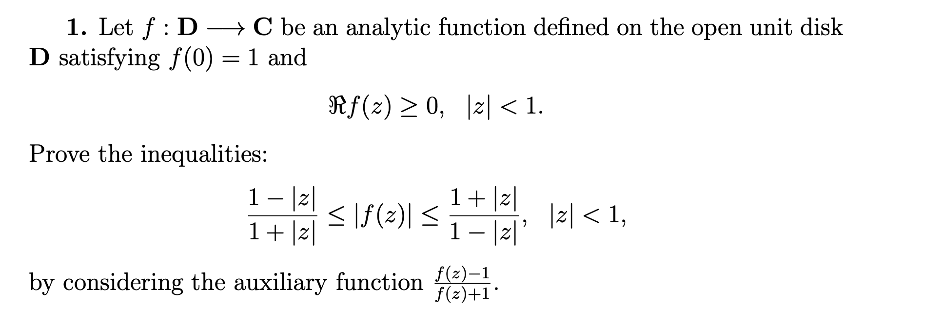Solved This is the question from Complex Variable Analysis. | Chegg.com