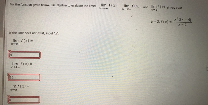 Solved For The Function Gven Below Use Algebra To Evaluate 