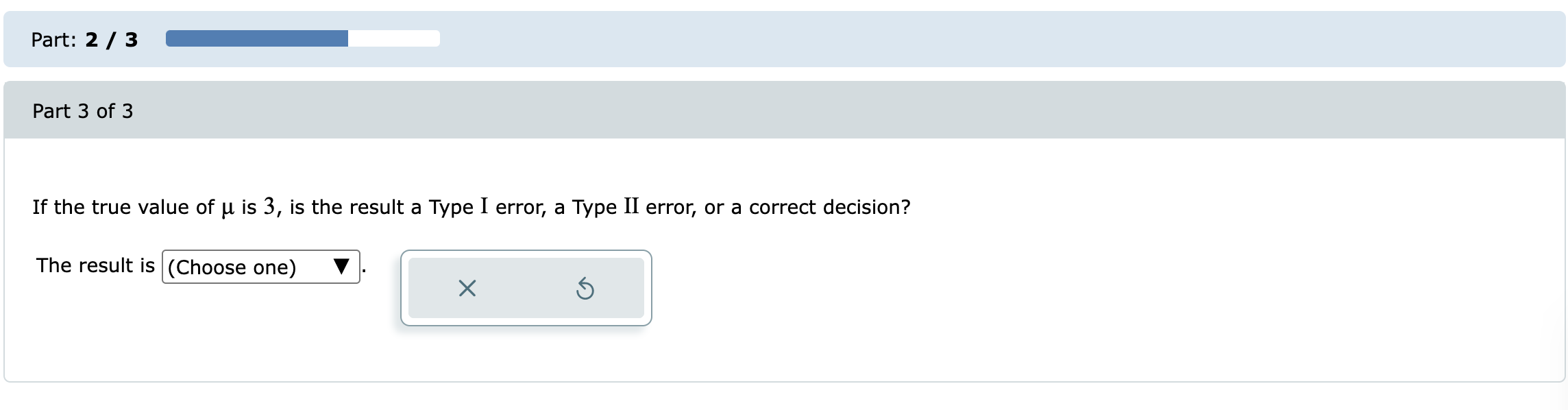 Solved A Test Of H0 μ 3 Versus H1 μ 3 Is Performed Using A