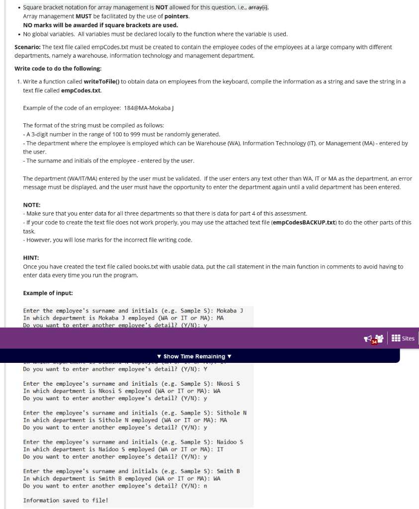 Solved • Square bracket notation for array management is NOT | Chegg.com