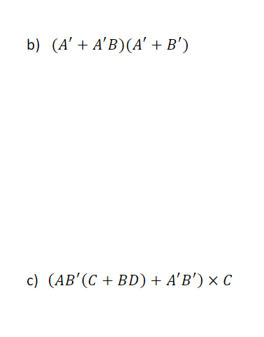 Solved 5. Using the principles of Boolean algebra, simplify | Chegg.com