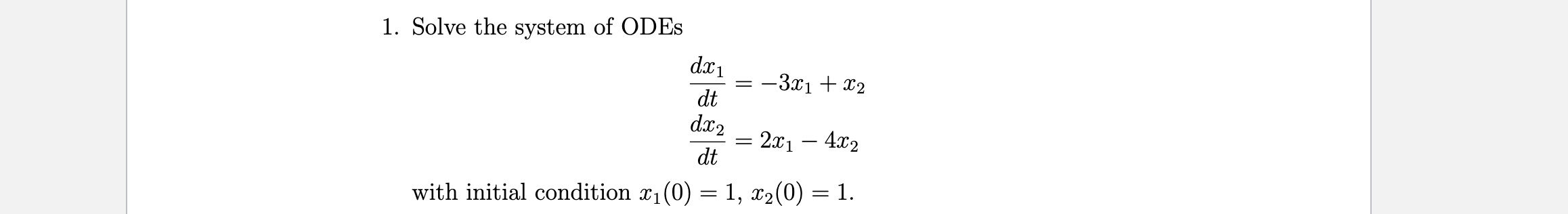 Solved Solve the system of | Chegg.com