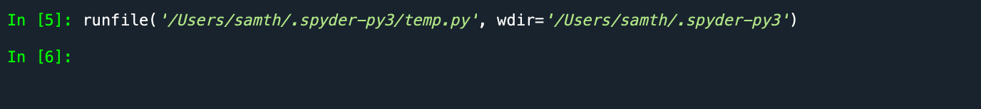 Solved In [5]: runfile('/Users/samth/.spyder-py3/temp.py', | Chegg.com