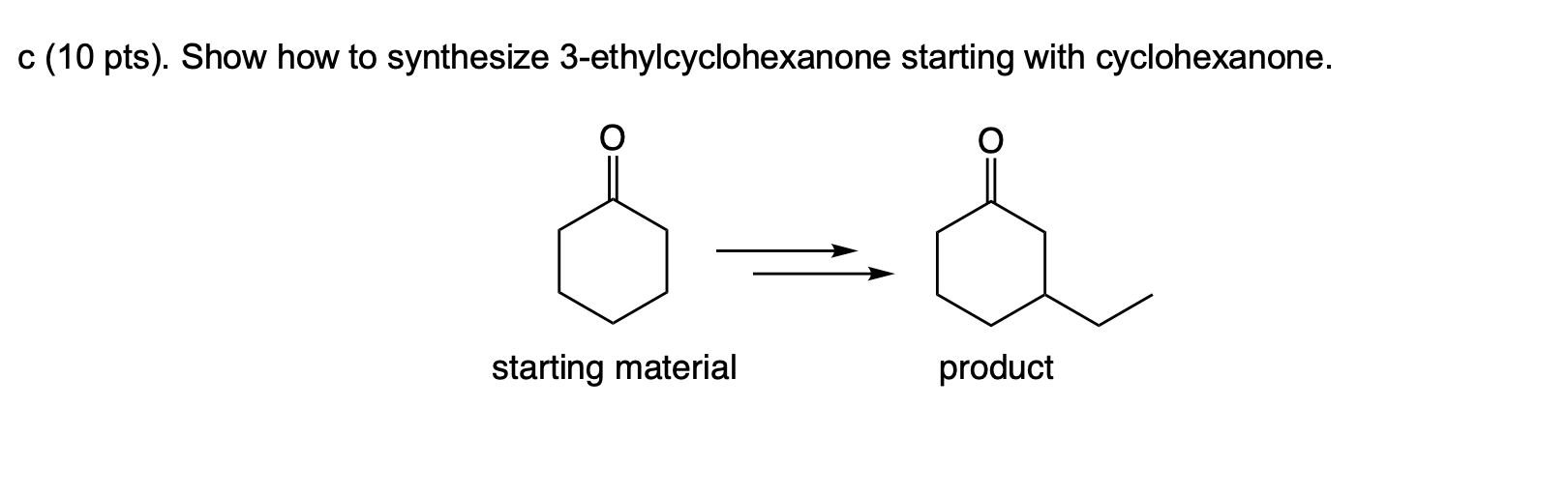 Solved c (10 pts). Show how to synthesize | Chegg.com
