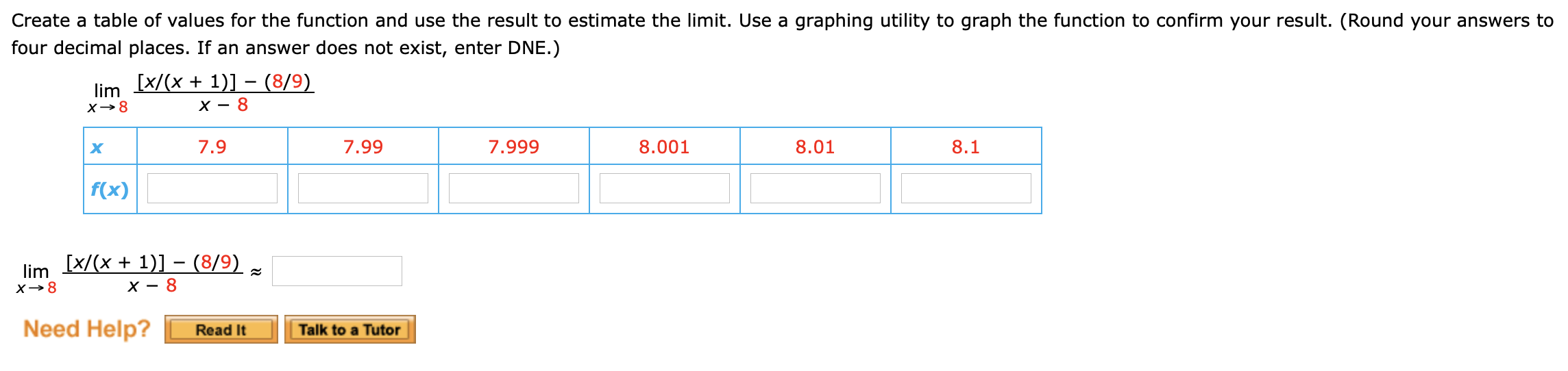 Solved Create A Table Of Values For The Function And Use The