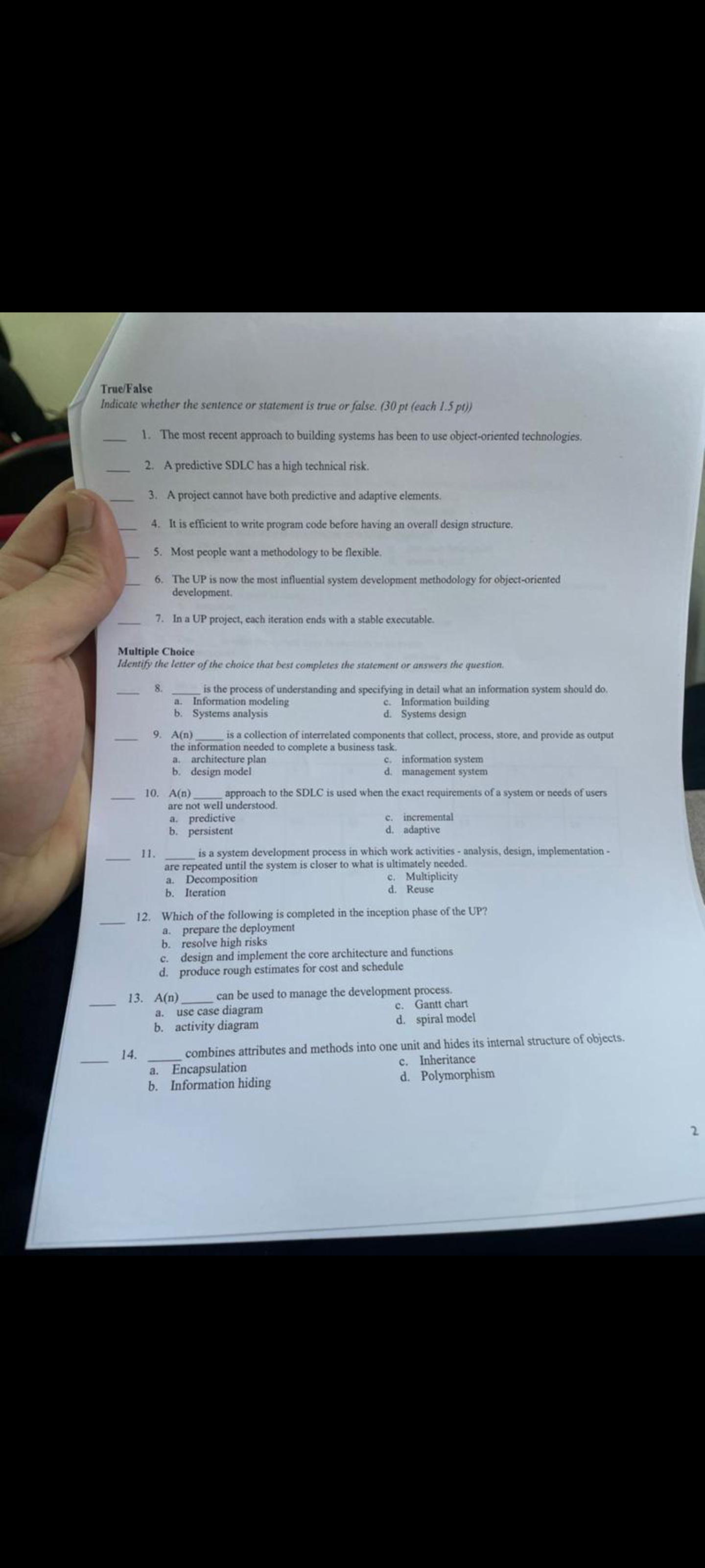 Solved True/False Indicate whether the sentence or statement | Chegg.com