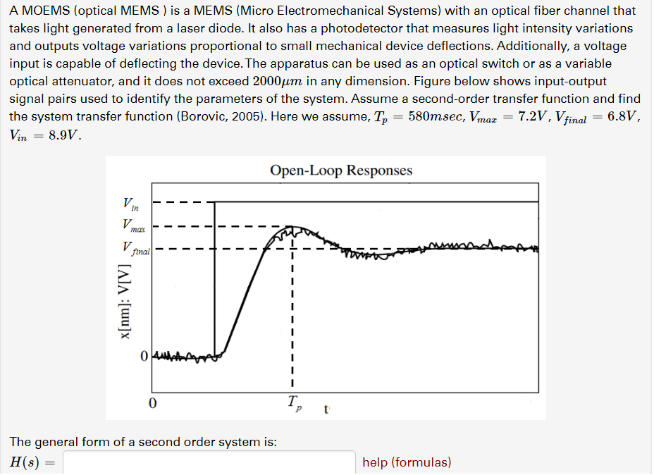 Solved A MOEMS (optical MEMS ) is a MEMS (Micro | Chegg.com Solved A MOEMS (optical MEMS ) is a MEMS (Micro | Chegg.com