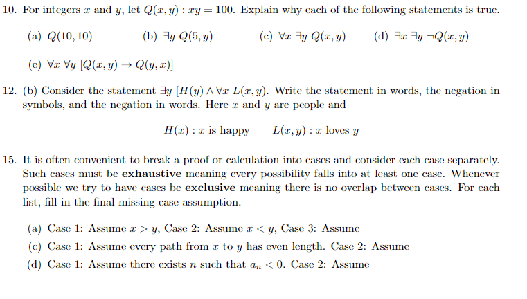 MAT 271: Discrete Mathematical Structures 1.4 | Chegg.com