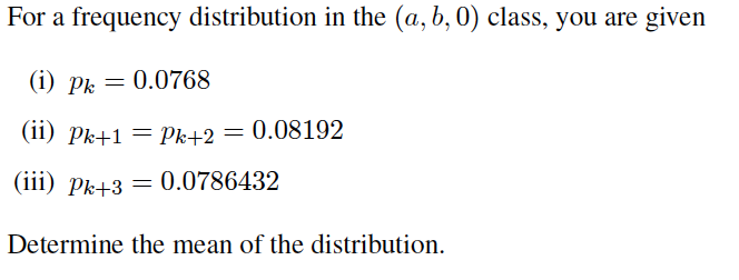 For a zero-modified geometric random variable N, (i) | Chegg.com