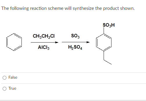 Solved The following reaction scheme will synthesize the | Chegg.com
