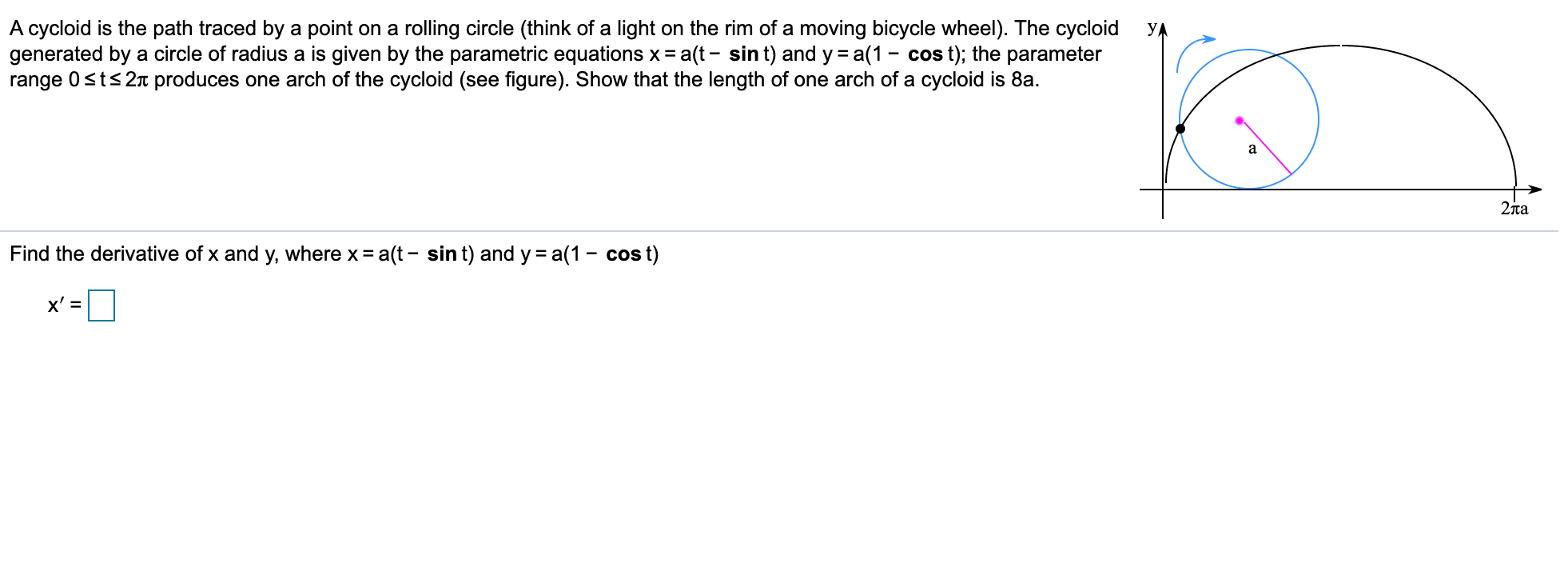 Solved Determine whether the following curve uses arc length | Chegg.com