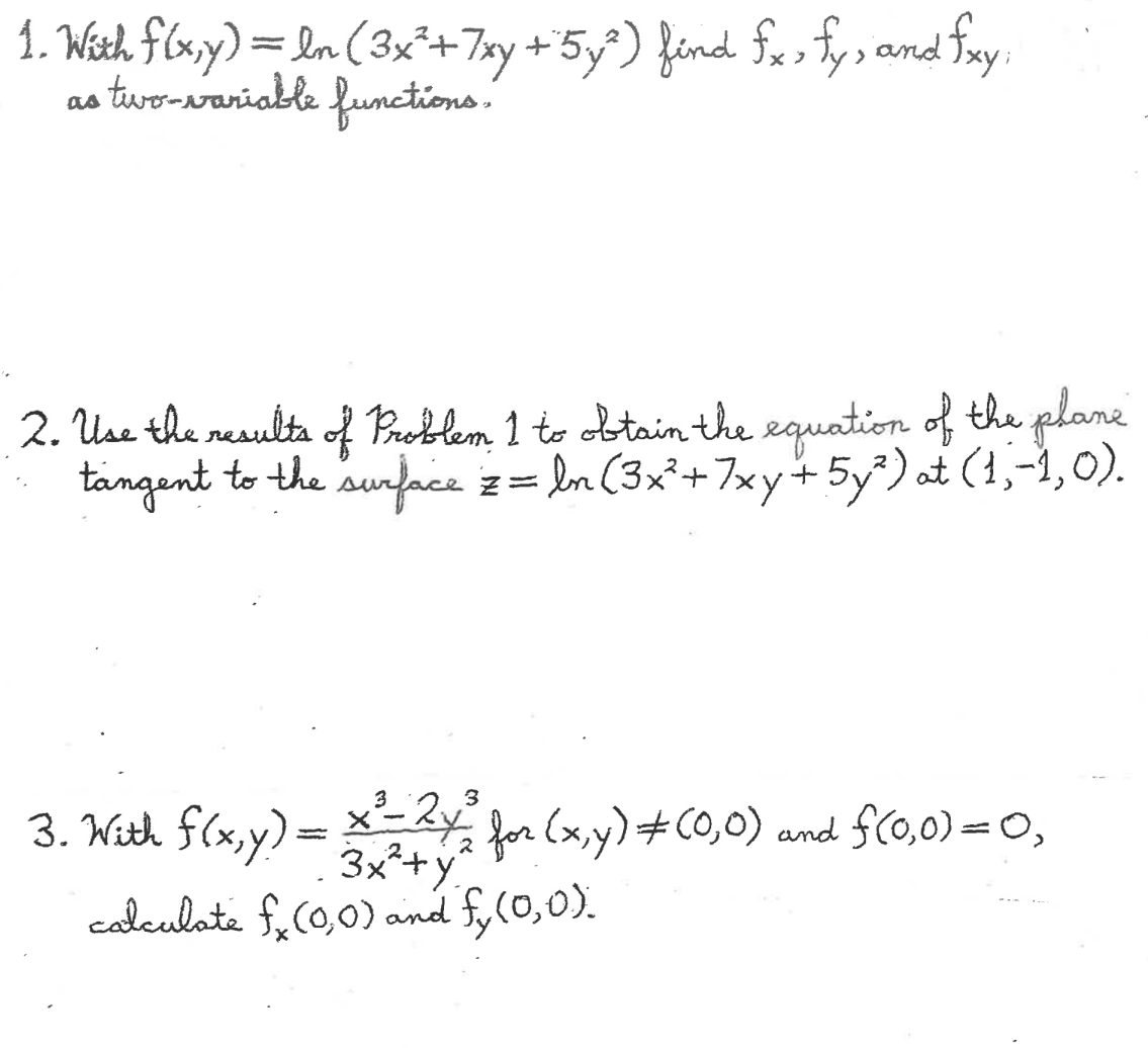 Solved Please answer all three with explanations on how to | Chegg.com