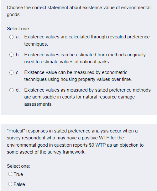 Solved Choose the correct statement about existence value of | Chegg.com