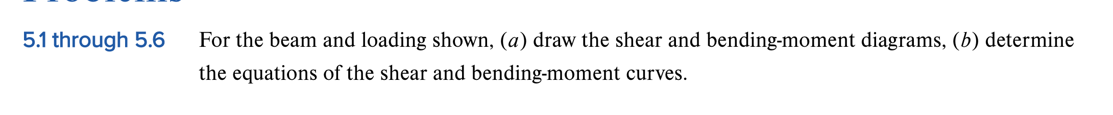 Solved rig. rJ.o (b) A to B:V=P;M=Px. B to C:V=0;M=Pa. C to | Chegg.com